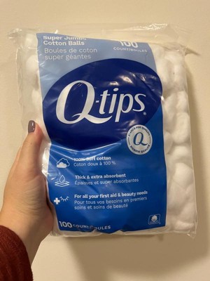 Q-tips Cotton Balls Super - Jumbo - 100ct : Target