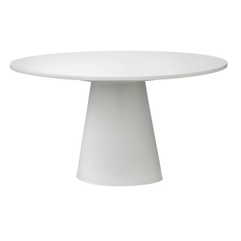 North Bay Round Dining Table White - Buylateral: 6-seater, Pedestal ...
