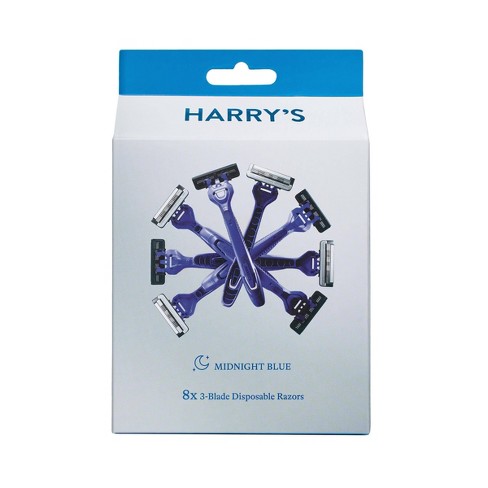 Harry's Disposable Razors - Midnight Blue - 8ct : Target