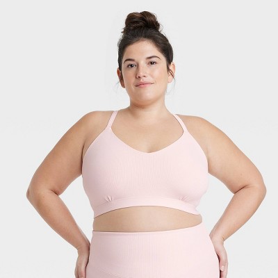 True & Co. True Everybody Women's V-neck Bra - Pale Pink 1x : Target