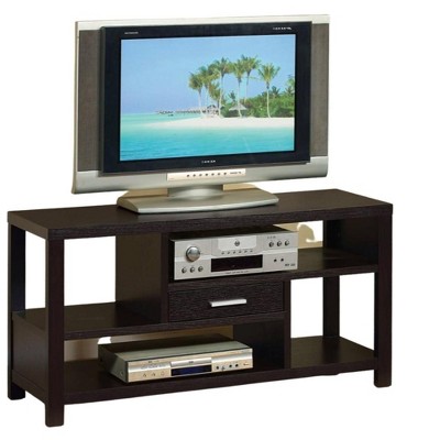 Fc Design 47.25"w Tv Stand With Two Cabinets And Two Drawers In Red ...
