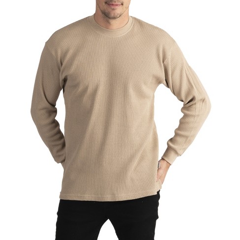 Pro Club Men's Heavyweight Cotton Long Sleeve Crew Neck Thermal Shirt ...