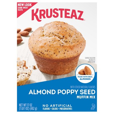Krusteaz Almond Poppy Seed Muffin Mix, 17 Oz : Target