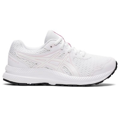 Asics Kid's Contend 7 Grade School Running Shoes, 1.5m, White/barely ...