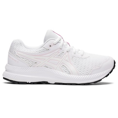 Asics Kid's Contend 7 Grade School Running Shoes, 1.5m, White/barely ...
