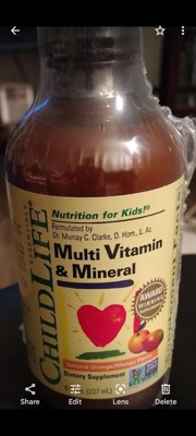 Childlife Essentials Multivitamin & Mineral Liquid - 8 Fl Oz : Target
