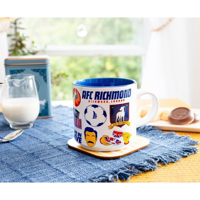 Silver Buffalo Ted Lasso Icons Ceramic Mug | Holds 13 Ounces : Target