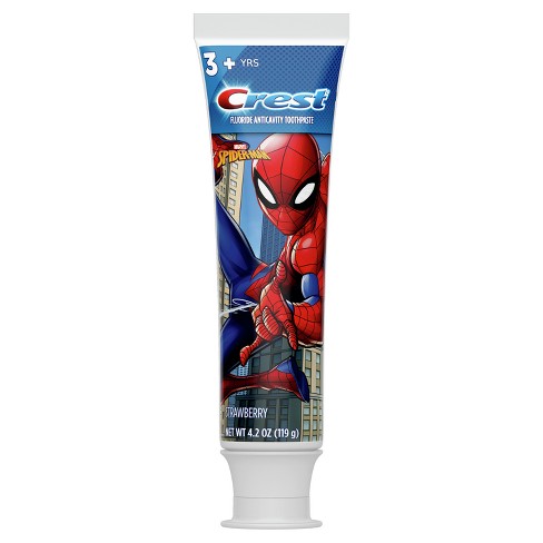 Crest Kids' Toothpaste Featuring Marvel's Spider-man Strawberry Flavor ...