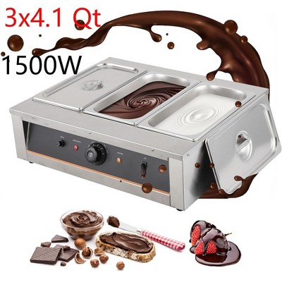 Commercial Chocolate Tempering Machine 3x4.1 Qt Food Warmer 1500w With ...