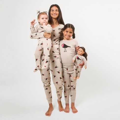 Leveret Matching Family Pajamas Birds Print : Target