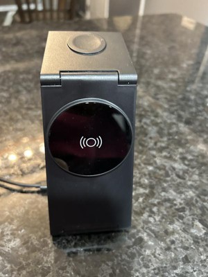 Just Wireless 3-in-1 Magnetic Wireless Charger - Black : Target