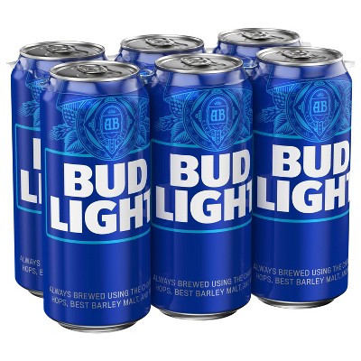 Bud Light Beer - 6pk/16 Fl Oz Cans : Target