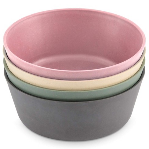 Weesprout Bamboo Kids Bowls, Set Of Four 10 Oz Kid-sized Bamboo Bowls ...