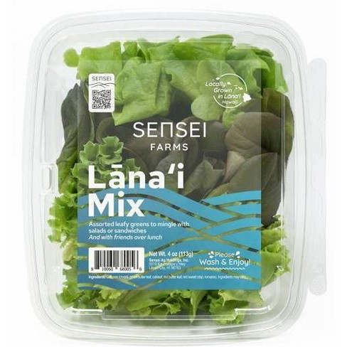 Sensei Farms Lanai Mix Lettuce Blend - 4oz : Target