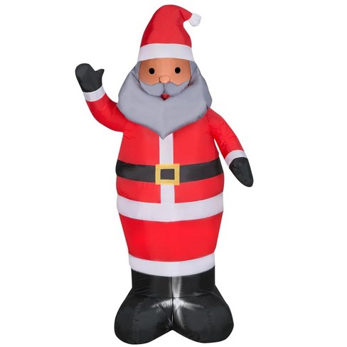 Holiday Living 7-ft Tall Lighted Santa Christmas Inflatable : Target