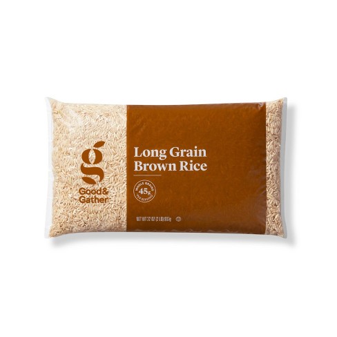 Long Grain Brown Rice - 32oz - Good & Gather™ : Target