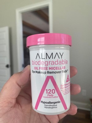 Almay Biodegradable Oil Free Micellar Eye Makeup Remover Pads - 80ct ...