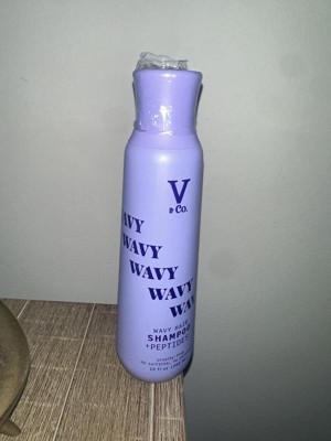 V&co. Beauty Wavy Hair + Peptide Shampoo 12oz : Target