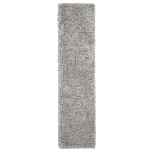 Everloom Royal Shag Pearl Modern Super Soft Solid Runner Area Rug : Target