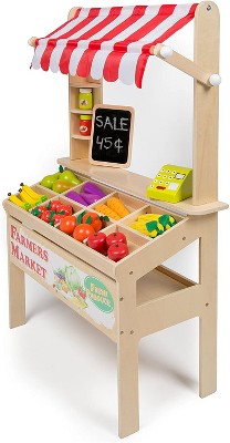 Svan Wooden Farmers Market Stand, Kids Playset : Target