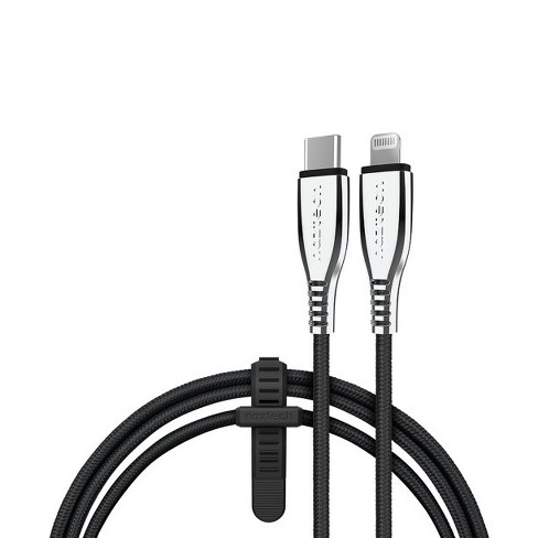 Naztech Titanium Usb-c To Mfi Lightning Braided Fast Charge Cable | 6 ...