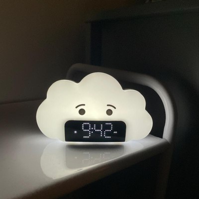 Kids' Wake Up Light Alarm Cloud Clock White - Capello: Digital Bedroom ...