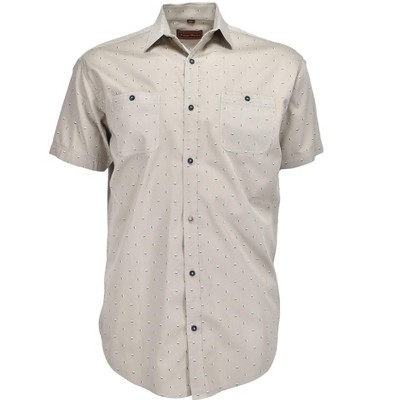 Red Kap Men's Short Sleeve Utility Uniform Shirt, Khaki - M : Target
