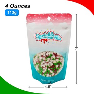 Sprinkle Me This – Jimmies and Snowflakes Sprinkles – 4 oz – Dessert ...