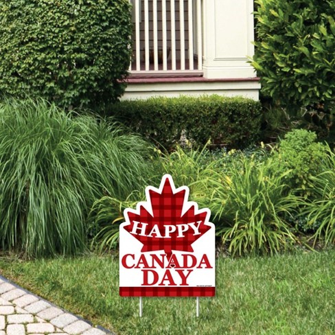 Big Dot Of Happiness Canada Day - Outdoor Lawn Sign - Canadian Party ...