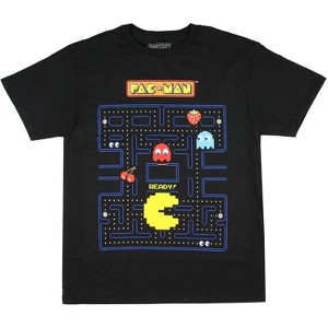 Pac-man Boy's Game Action Graphic Print T-shirt (x-large) Kids : Target