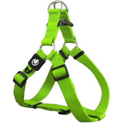 Ddoxx Adjustable Nylon Step-in Dog Harness, Small, Green : Target