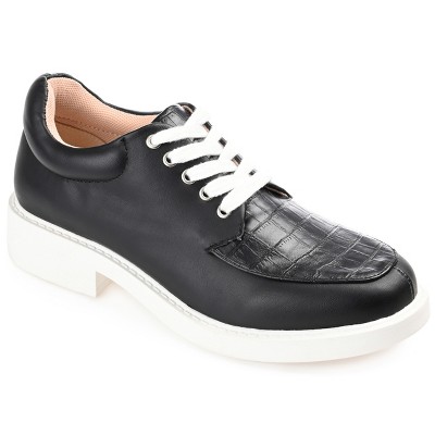 Journee Collection Women's Tru Comfort Foam Aliah Flat Black 7.5 : Target