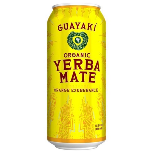 Guayaki Yerba Mate Orange Exuberance - 15.5 Fl Oz Can : Target