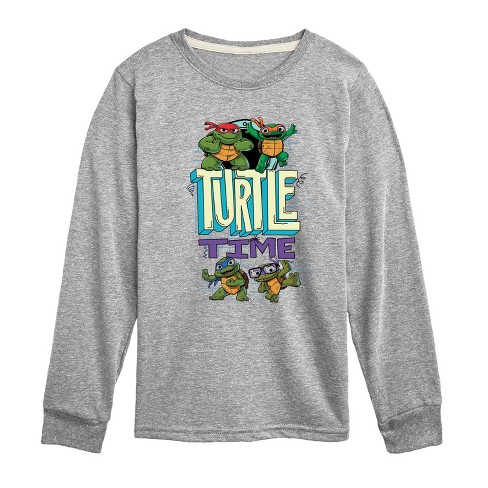 Boys' - Teenage Mutant Ninja Turtles Mutant Mayhem - Turtle Time Long Sleeve Graphic T-shirt ...