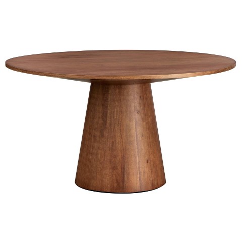 Buylateral North Bay Round Dining Table Driftwood: Contemporary Style ...
