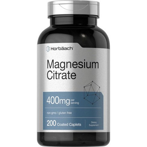 Horbaach Magnesium Citrate 400mg | 200 Caplets : Target