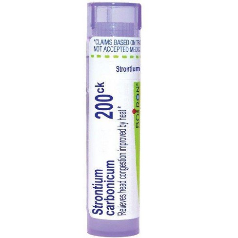 Strontium Carbonicum 200ck By Boiron Homeopathic Single Medicine For ...