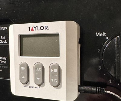 Taylor Programmable Digital Probe Kitchen Meat Cooking Thermometer With ...