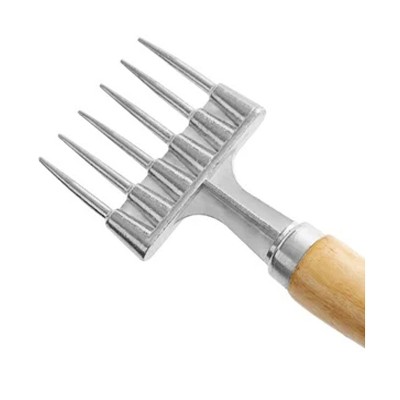 Winco Ice Chipper With Wooden Handle, 6 Prong - Pack Of 2 : Target