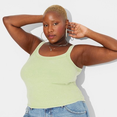 Women's Layering Tank Top - Wild Fable™ Sage Green Xxl : Target