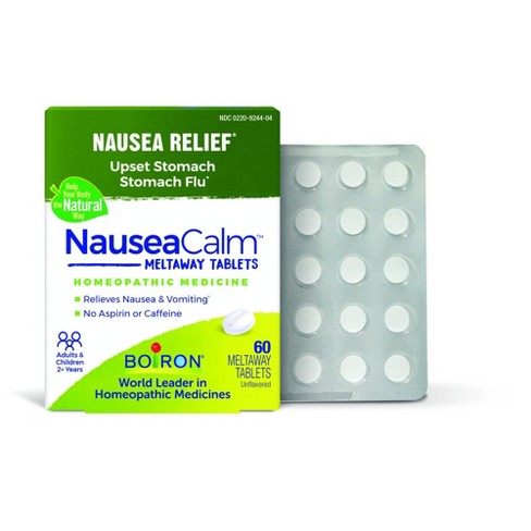 Boiron Nauseacalm Homeopathic Medicine For Nausea Relief - 60 Tablet ...