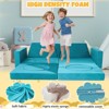15-Piece Modular Kids Play Couch, Convertible Foam Sofa for Fort ...