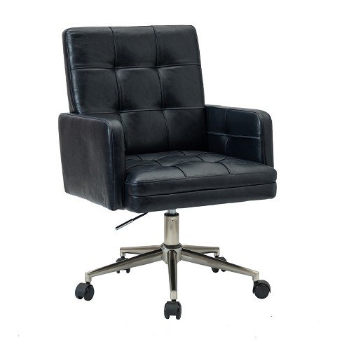 Josua Modern Button-tufted Task Chair With Mental Legs Office Chair ...