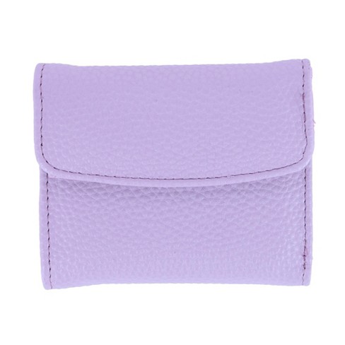 Buxton Women's Stylish And Colorful Mini Trifold Wallet, Light Purple ...