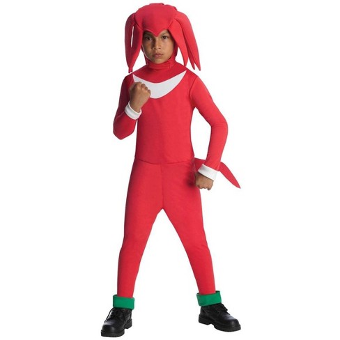 Sonic The Hedgehog Knuckles Jumpsuit & Mask Costume Child : Target