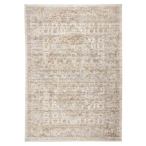 Obeetee Ava Distressed Arabesc Woven 5'x7'6" Indoor/outdoor Area Rug ...