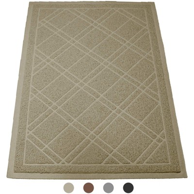 Iprimio 42x36'' Cat Litter Box Mat, Beige : Target