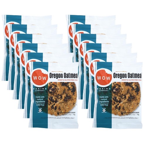 Wow Baking Company Oregon Oatmeal Cookie - Case Of 12/2.75 Oz : Target