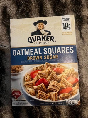 Oatmeal Squares Brown Sugar Breakfast Cereal - 14.5oz - Quaker Oats ...