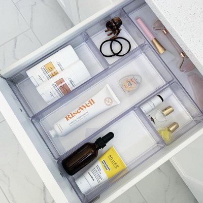 Small 4" X 4" X 2" Plastic Organizer Tray Clear - Brightroom™ : Target